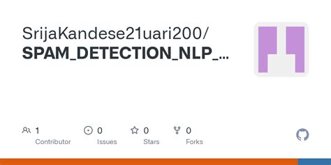 GitHub SrijaKandese21uari200 SPAM DETECTION NLP TEAM 30