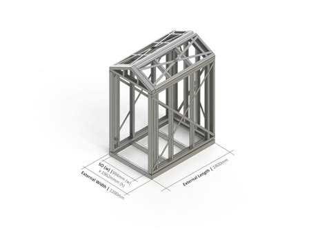 Shedsshed Bases Shed 1800mm X 1200mm U Roof