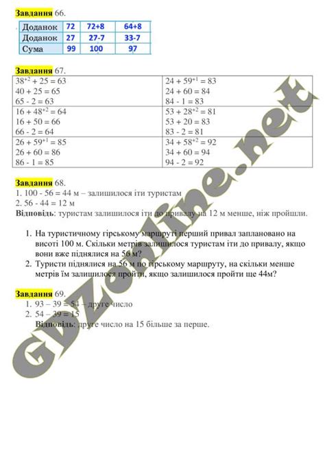 ГДЗ Математика 3 клас Лишенко 1 і 2 частина