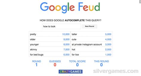 Google Feud Speel Google Feud Online Op SilverGames