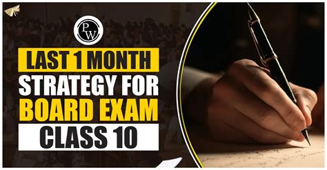 Last Month Strategy For Board Exam Class