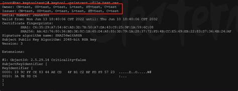 Keytool工具的基本使用 魔幻小生 博客园