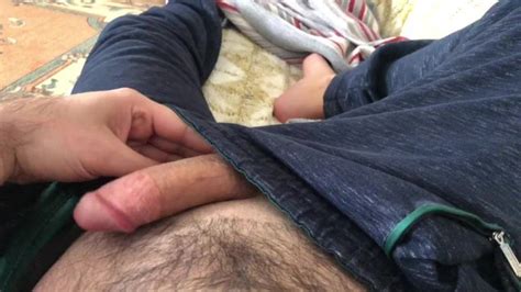 Hairy Man Chest And Cut Dick Head Massage