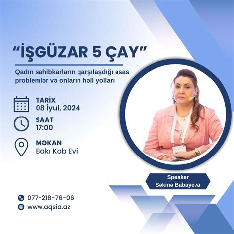 Sakina Babayeva Linkedin‘de Qadınsahibkarlar Aqsia Meeting