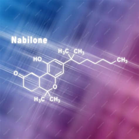 Premium Photo Nabilone Synthetic Cannabinoid Structural Chemical Formula