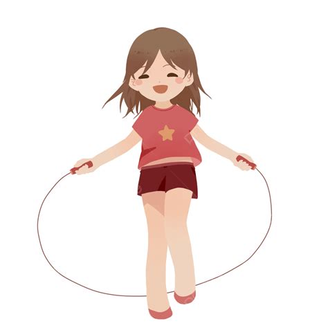 줄넘기 일러스트 건강 운동 활력 Png 일러스트 및 Psd 이미지 무료 다운로드 Pngtree