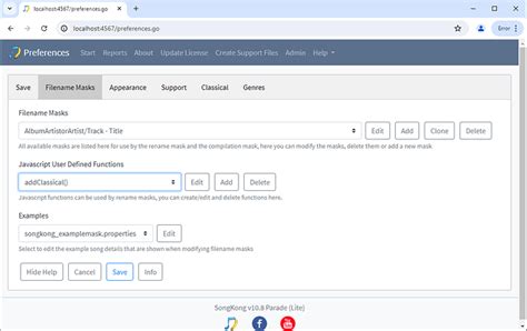 Tutorial Modifying The Example Song Data SongKong Tutorial SongKong