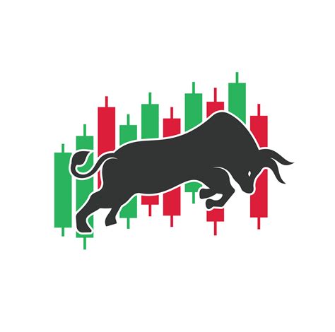 Bullish Trader Logo Forex Bull Logo Design Template Vector Financial
