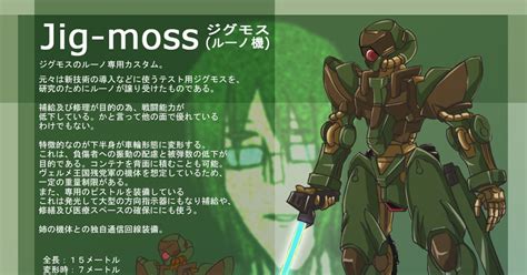 Prw3 【prw3】 ジグモス（ルーノ専用機） 【アンバール闇結社軍】 炉のイラスト Pixiv
