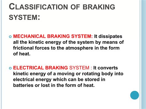 Mechanical Braking System Of Mine Winders PPTX