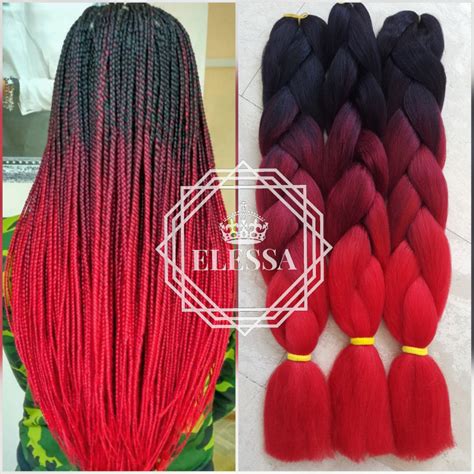 Канекалон за Плетене на Плитки Пакет 100 грама Цвят Омбре Плетене на Плитки с Канекалон