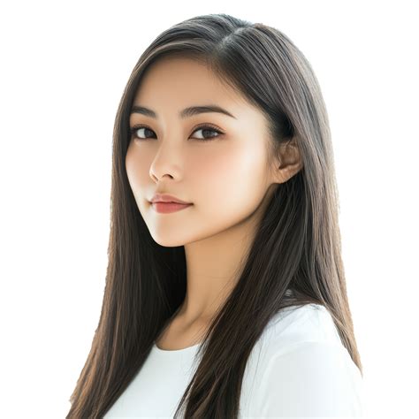 A Stunning Asian Woman Shows Off Her Beauty And Confidence With Long