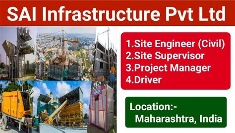Sai Infrastructure Pvt Ltd Recruitment 2024 Diploma Be In Civil