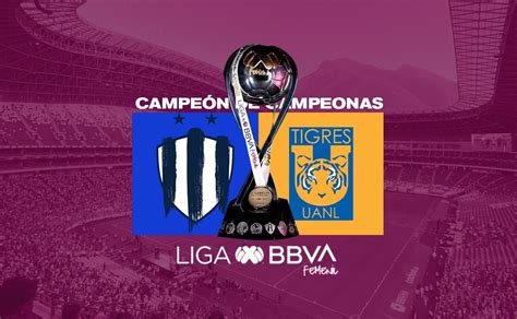 Rayadas vs Tigres UANL Alineaciones oficiales del Campeón de Campeonas