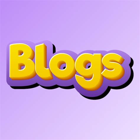 Premium Photo Blogs Text Effect Gold  Attractive Background Card Photo