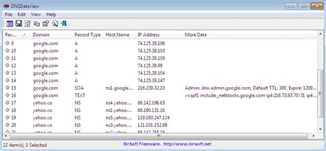 Free Nslookup Tool For Windows With Gui Dnsdataview 4sysops