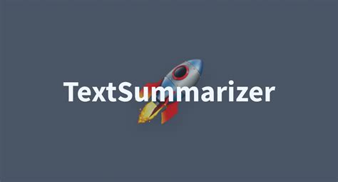 Textsummarizer A Hugging Face Space By Sam082003