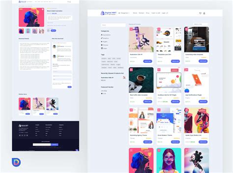 digital downloads marketplace divi template uxdivitemplates