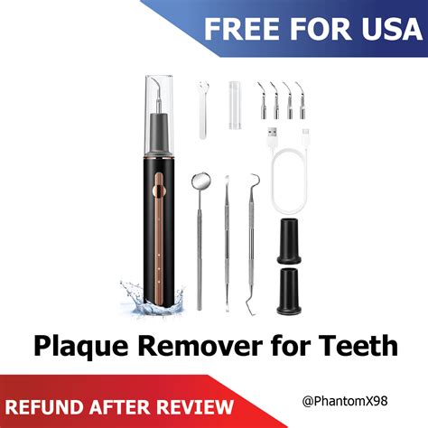 Teeth Cleaning Kit With Ultrasonic Tooth Cleaner 4099 Free For