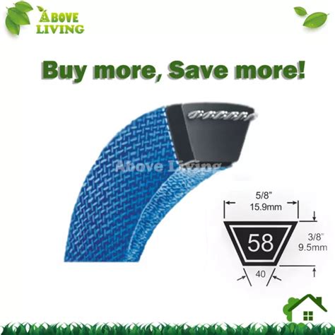 Deck Belt For Grasshopper 61 Mid Mount Mowers 382095 158 99 Picclick Au