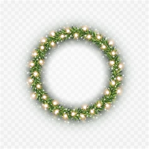Christmas Circle Border Christmas Border Decor Png Clipart Image