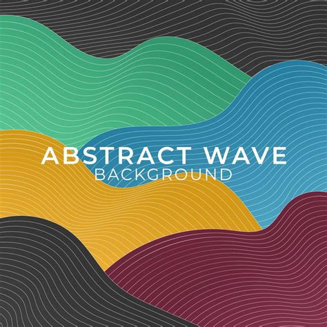 Colorful Abstract Wave Background Vector 23203460 Vector Art At Vecteezy