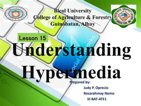 Lesson 15 Understanding Hypermedia Pptx