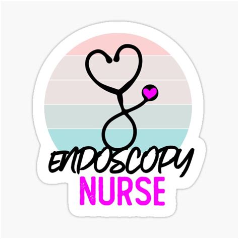 Endoscopy Nurse Cute T For Nurses Sticker For Sale By Strongup Redbubble