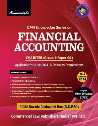 Buy Cma Knowledge Series On Financial Accounting Cma Inter New Syllabus Book Online At Low