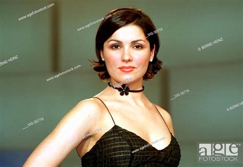 Anna Netrebko Russian Soprano During Zdf Tv Show Klassisch Stock