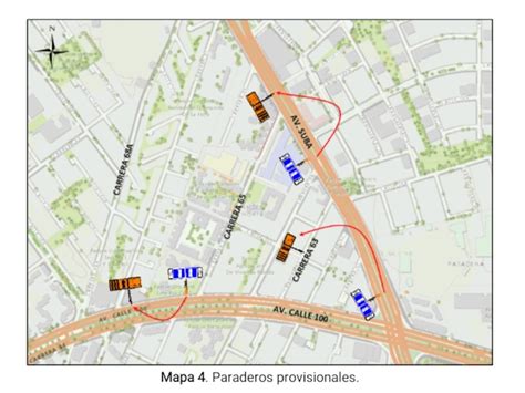 Los Cuatro Mapas Que Explican Los Desvíos Por El Cierre De La Avenida Suba Con La Calle 100 En