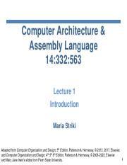 Exploring Computer Architecture & Assembly: A Historical Journey | Course Hero