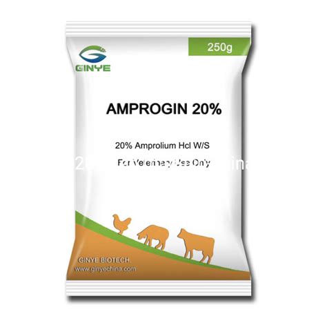 Veterinary Drugs of Amprolium Hydrochloride Soluble Powder (20% ...