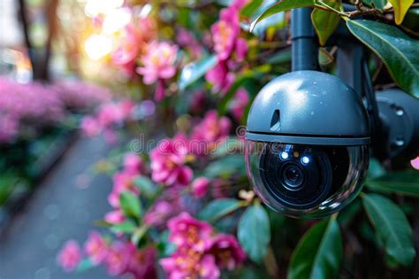 Security Concept Recording Employs Secure Video Surveillance And Digital Detection Technology