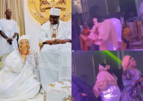 Nkechi Blessing Spotted Twerking For Ooni Of Ife Weeks After Applying
