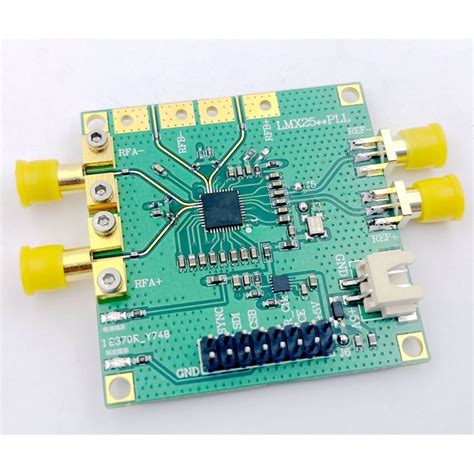 10MHz 19GHz LMX2595 V3 PLL Core Board High Frequency Phase Locked Loop With SMA Female Connector