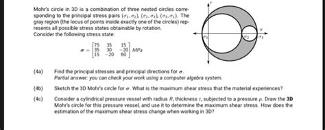 mohr s circle in 3d is a combination of three nested