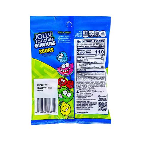 Jolly Rancher Peg Sour Gummies Assorted 12 Count 5 Oz The Club Price