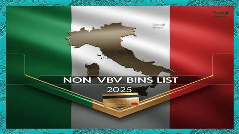 Italy Non Vbv Bins List 2025 Cardingsecrets