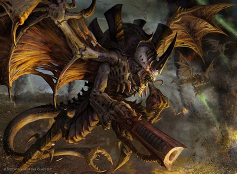 Winged Hive Tyrant By Antonio J Manzanedo Rtyranids