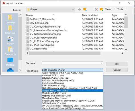 import goggle earth kml containing points to c3d autodesk community