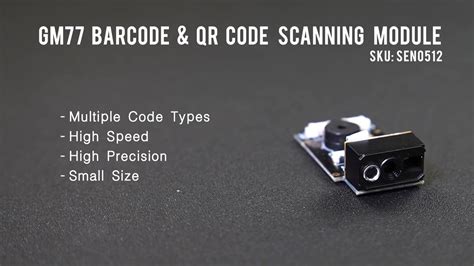 How A Qr Code Scanning Sensor Works Gm77 Barcode Digikey