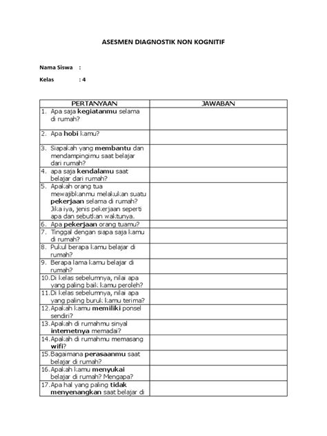 Asesmen Diagnostik Non Kognitif 4 Pdf
