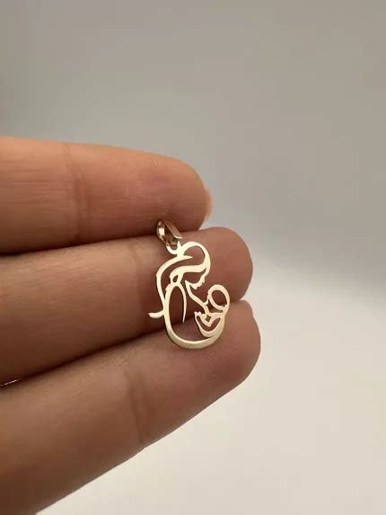 پلاک مادر و فرزند گالری طلای مرجان