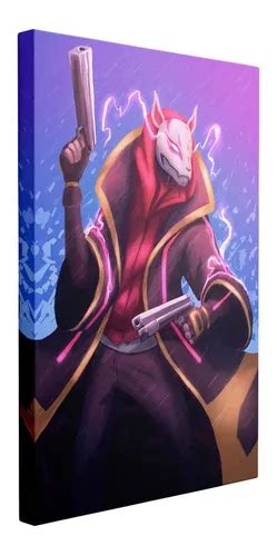 Cuadro Fortnite Personaje Máscara Roja Gamer x Meses sin interés