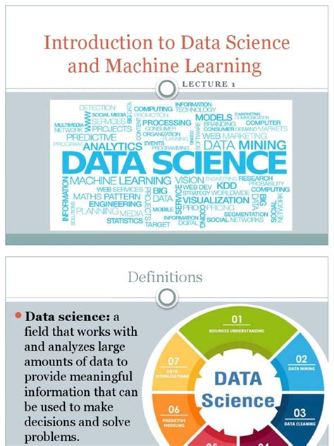 Intro Da And Ml Lecture 1 S 2 Download Free Pdf Machine Learning Data