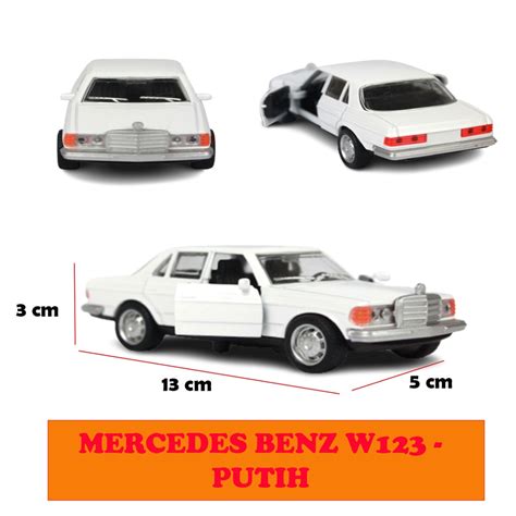 Jual Diecast Mercedes Benz W123 Miniatur Mobil Miniatur Diecast