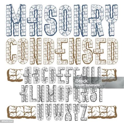 벡터 골동품 자본 영어 알파벳 편지 컬렉션입니다 글꼴을 굵게에서 스크립트는 Z 아트 포스터 디자인에 사용할 수 있습니다 3d 화강암 구조 스타일으로 만든 0명에 대한 스톡