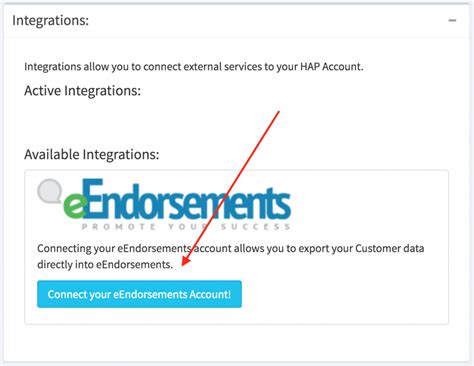 Connect Your EEndorsements Account To Your Hibbittsautopro Account