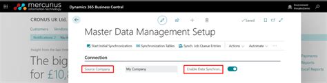 Optimising Master Data Synchronizing Across Companies In Microsoft Dynamics 365 Business